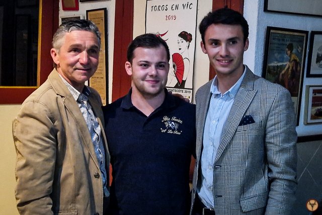 Mont de Marsan : la peña A Los Toros a reçu le maestro Richard Milian